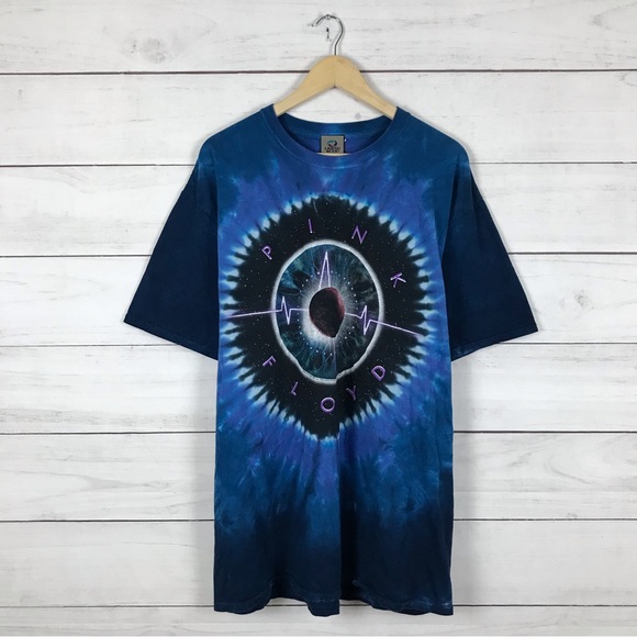 Liquid Blue | Shirts | Vintage 205 Pink Floyd Liquid Blue Band Tiedye ...
